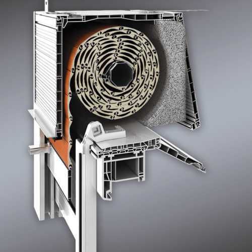 Aufsatzrolläden in PVC Kasten Rollläden, Externe Produkte - Vertex S.A.